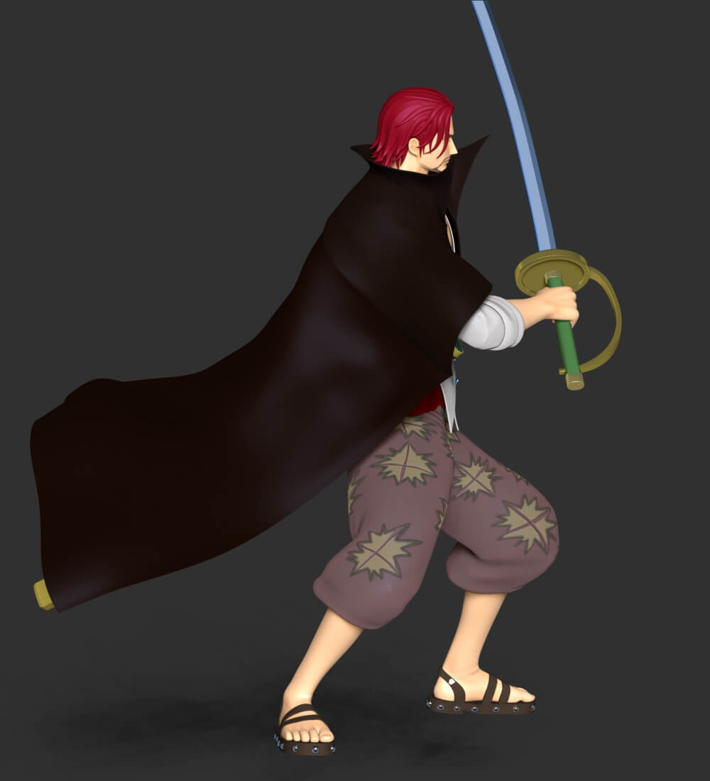 One Piece - Shanks 3D Model by Bon Bon Art
