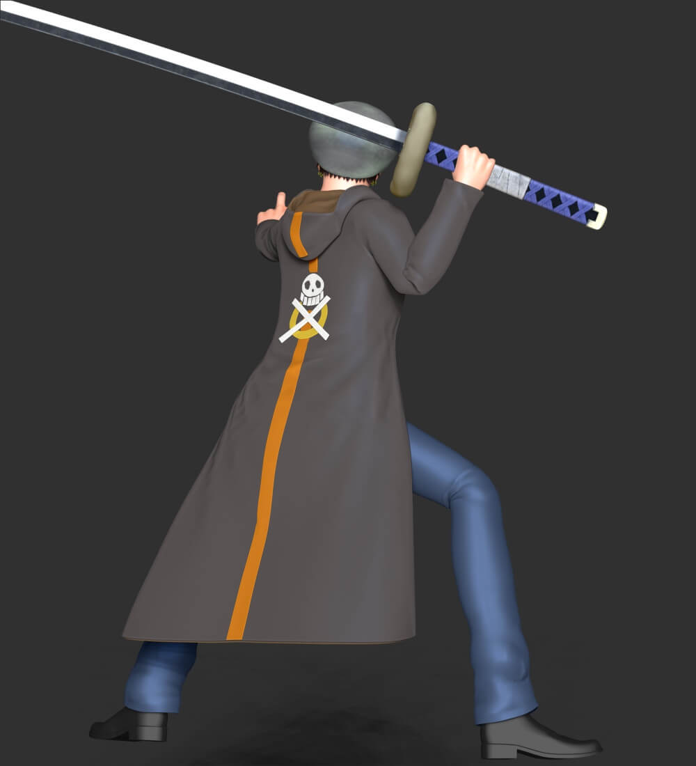 One Piece - Trafalgar Law 3D Model by Bon Bon Art