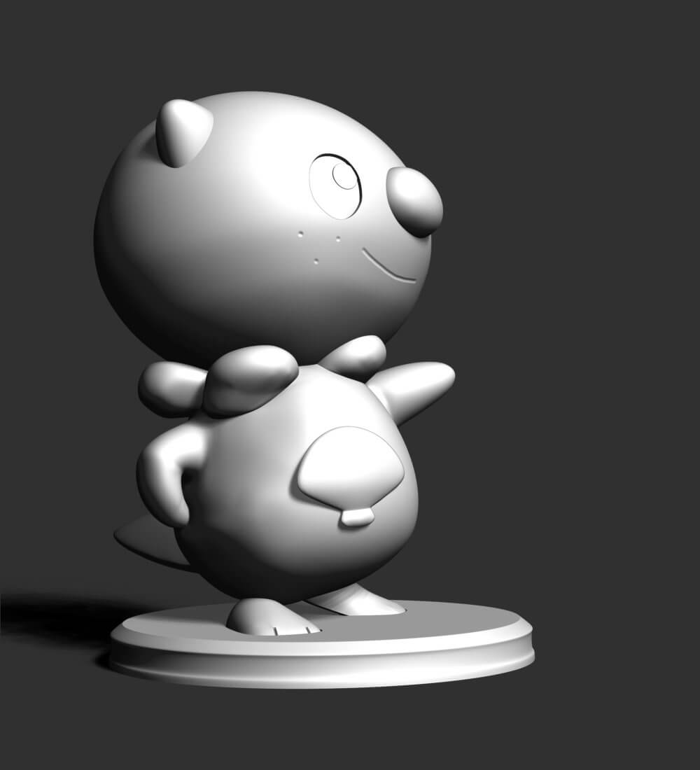 Oshawott - Pokemon Go 3D Model by Bon Bon Art
