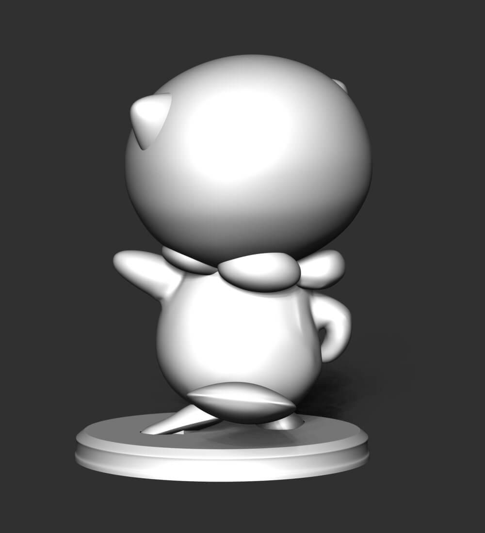 Oshawott - Pokemon Go 3D Model by Bon Bon Art