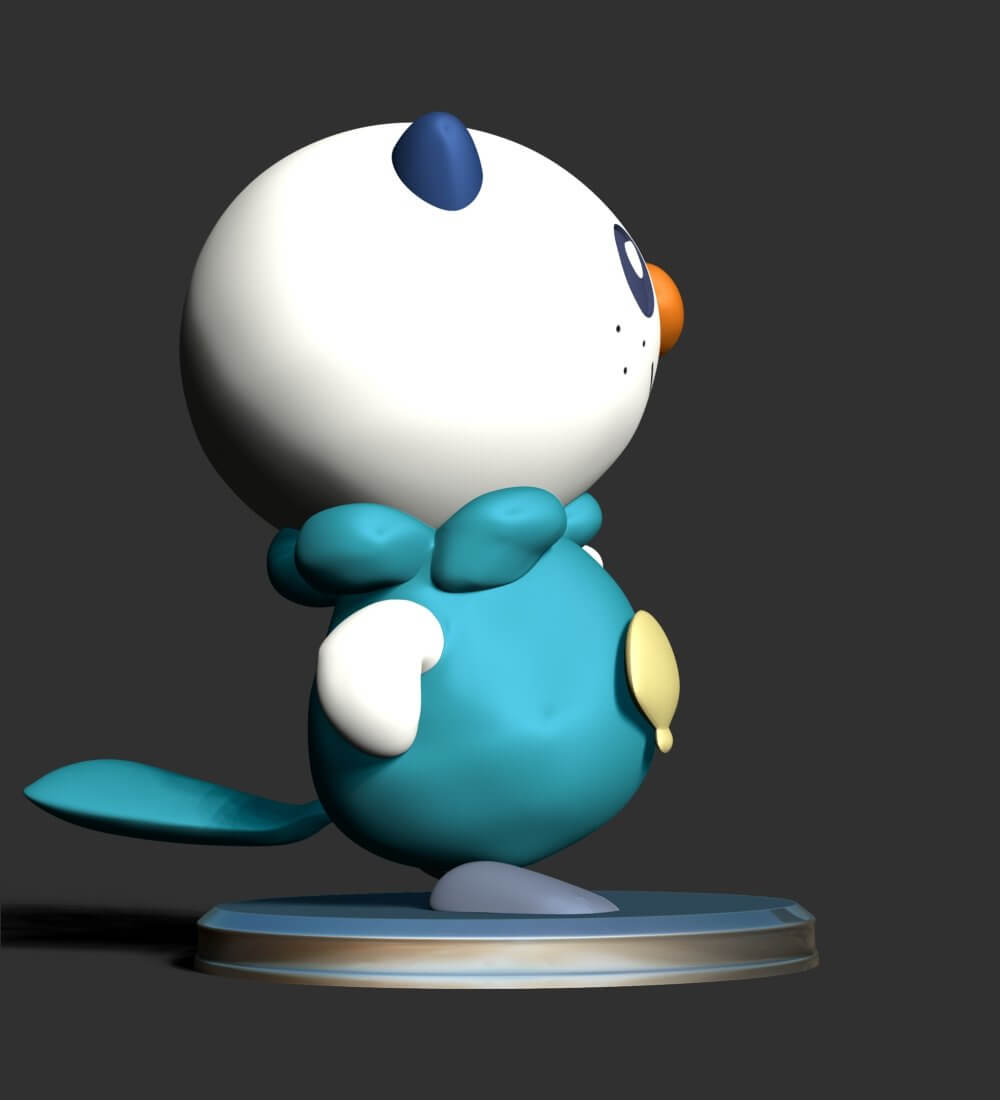 Oshawott - Pokemon Go 3D Model by Bon Bon Art