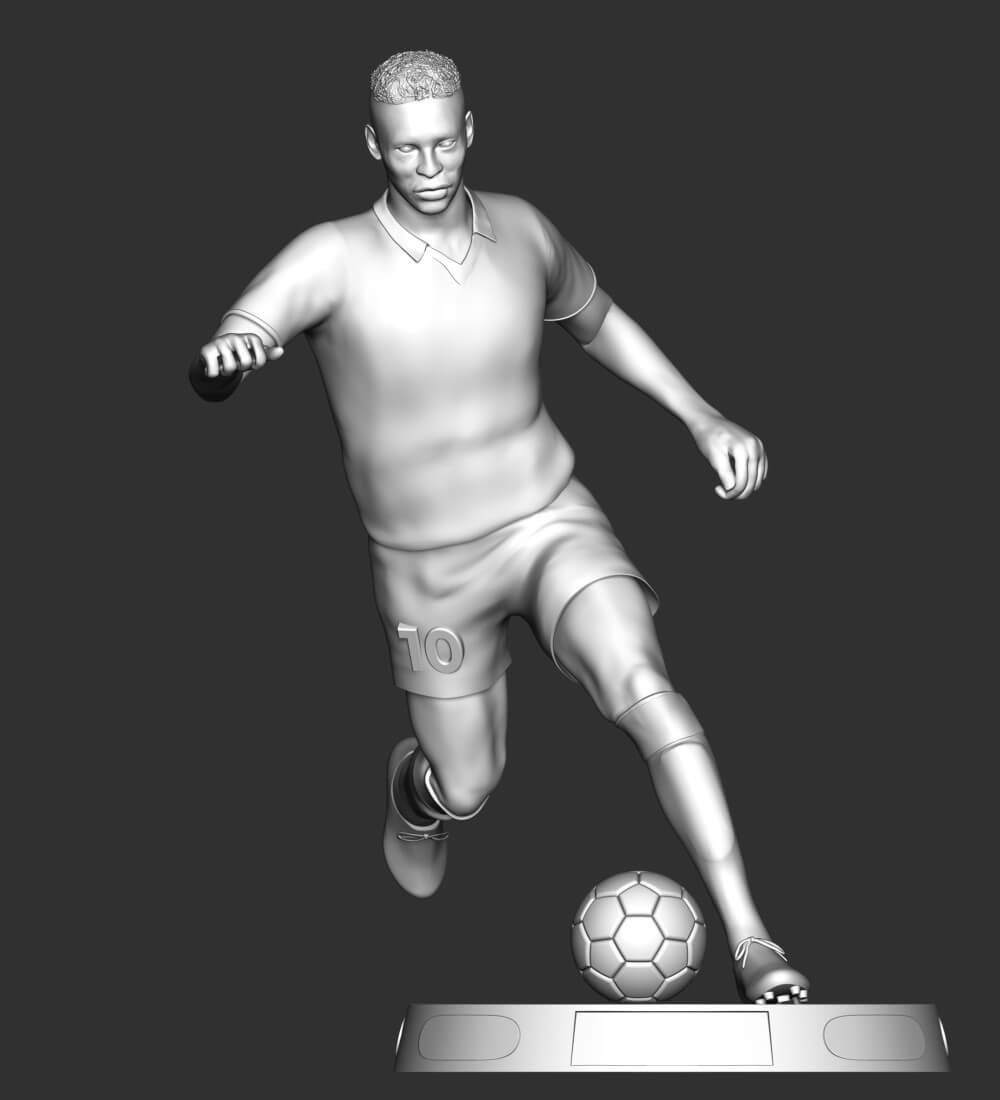Pele - King of Football 3D Model by Bon Bon Art