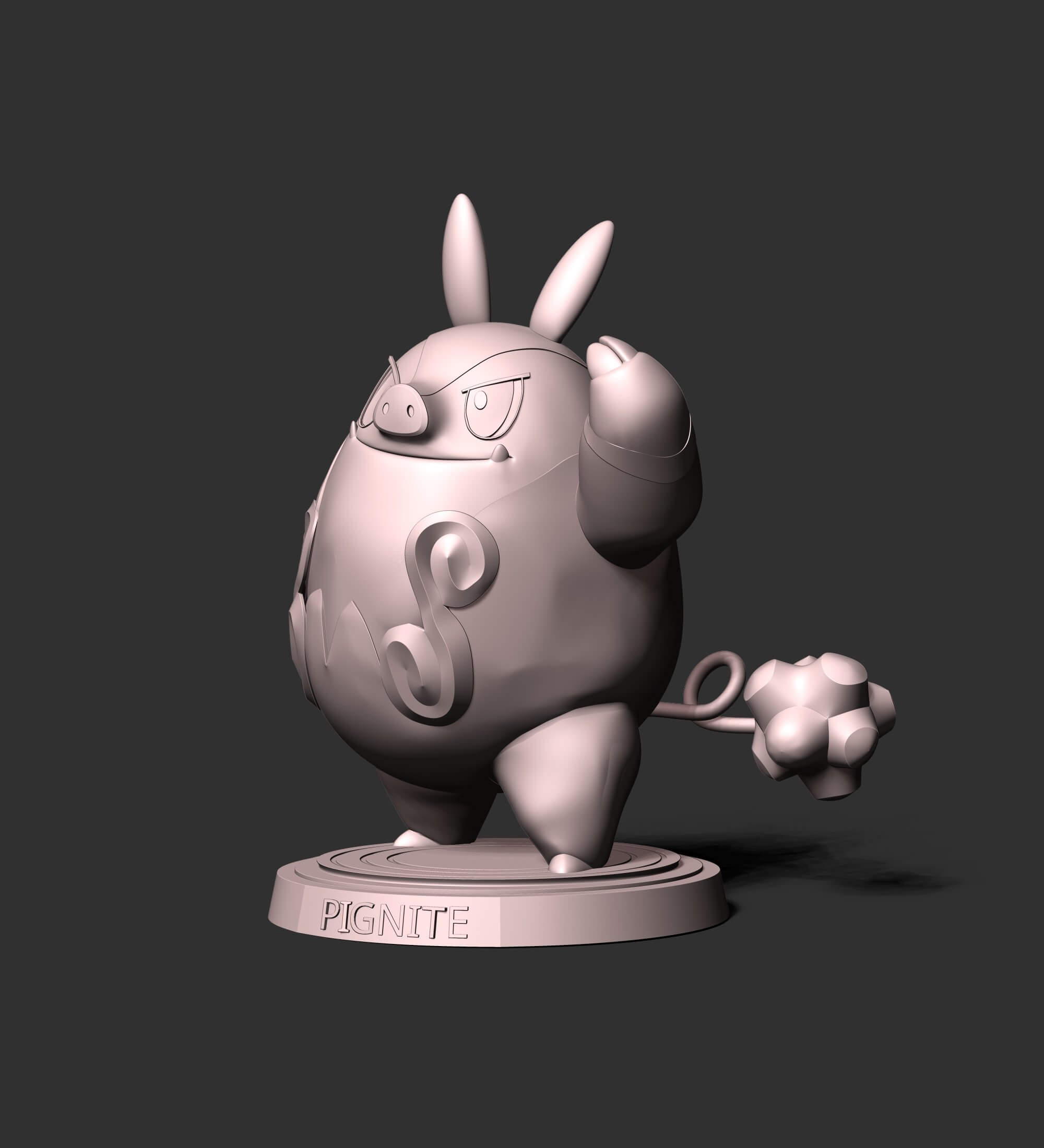 Pignite - Pokemon Go 3D Model by Bon Bon Art