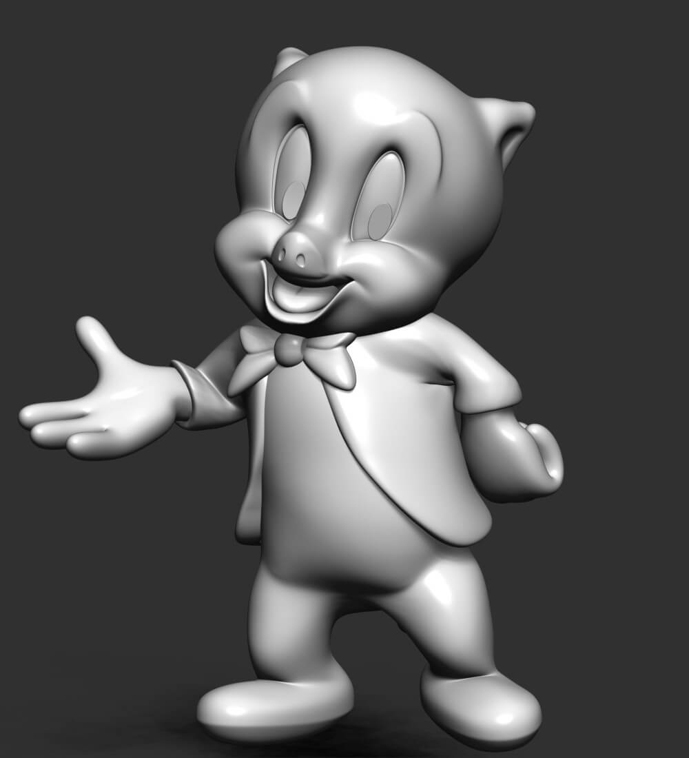 Porky Pig Drawings Each Of The 250 Attached Original Drawings In "The