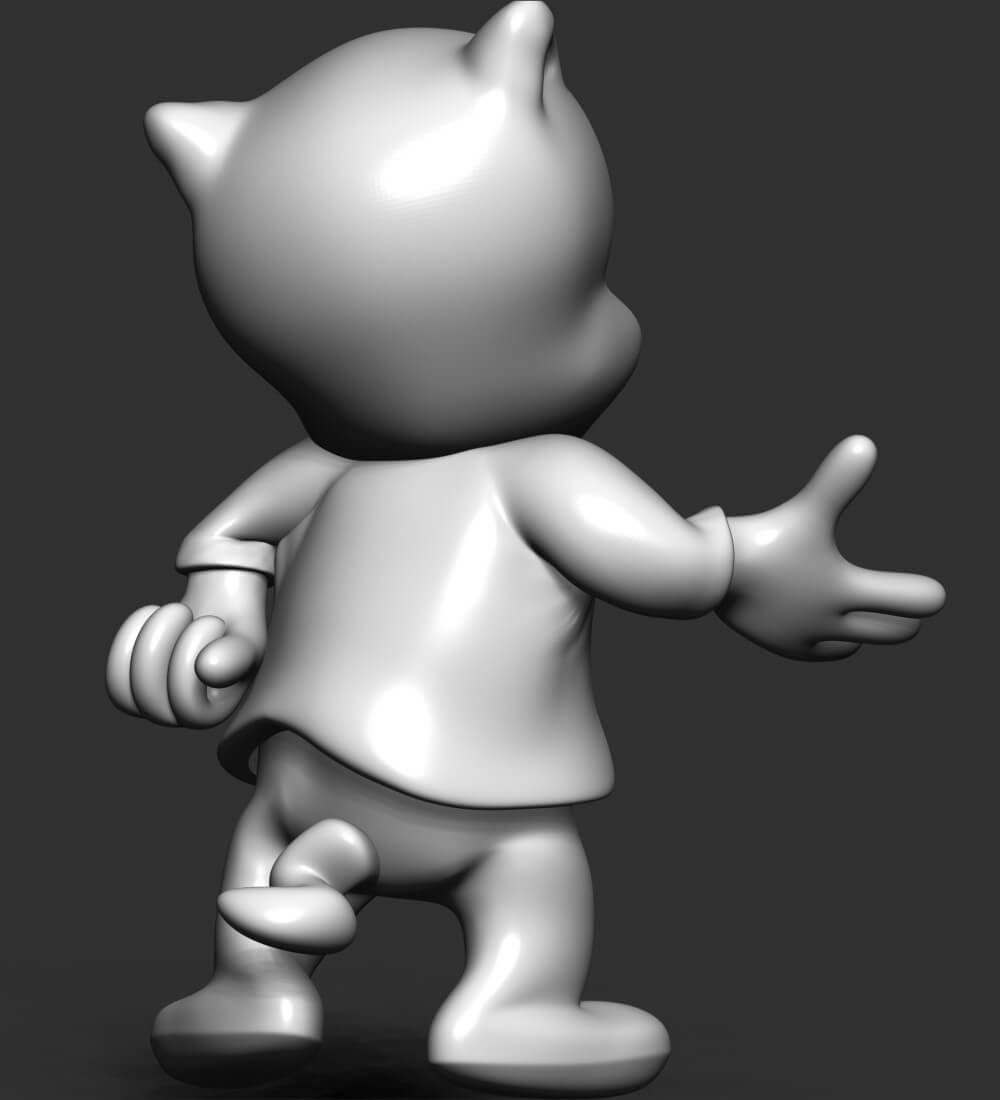 Porky Pig - Looney Tunes 3D Model by Bon Bon Art