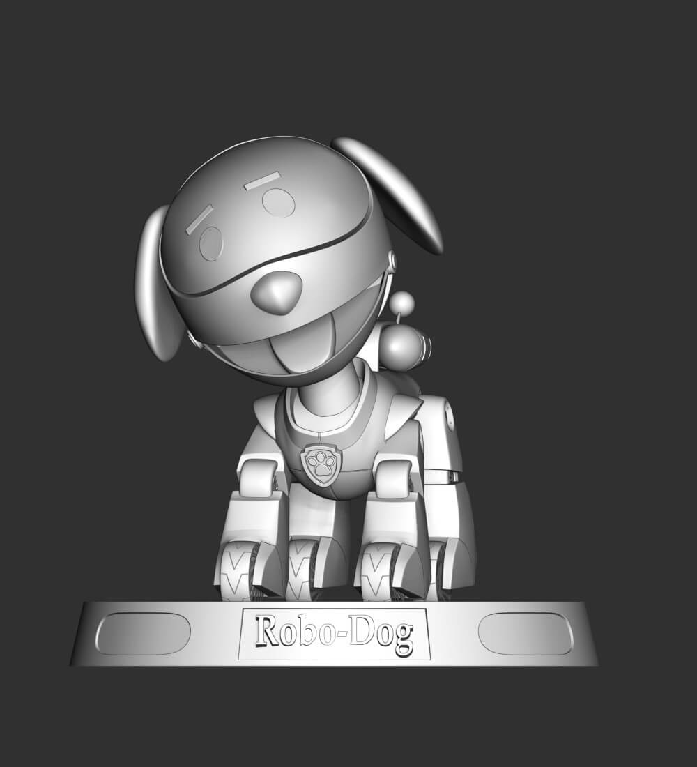 Robo-Dog Paw Patrol Free 3D Model by Bon Bon Art