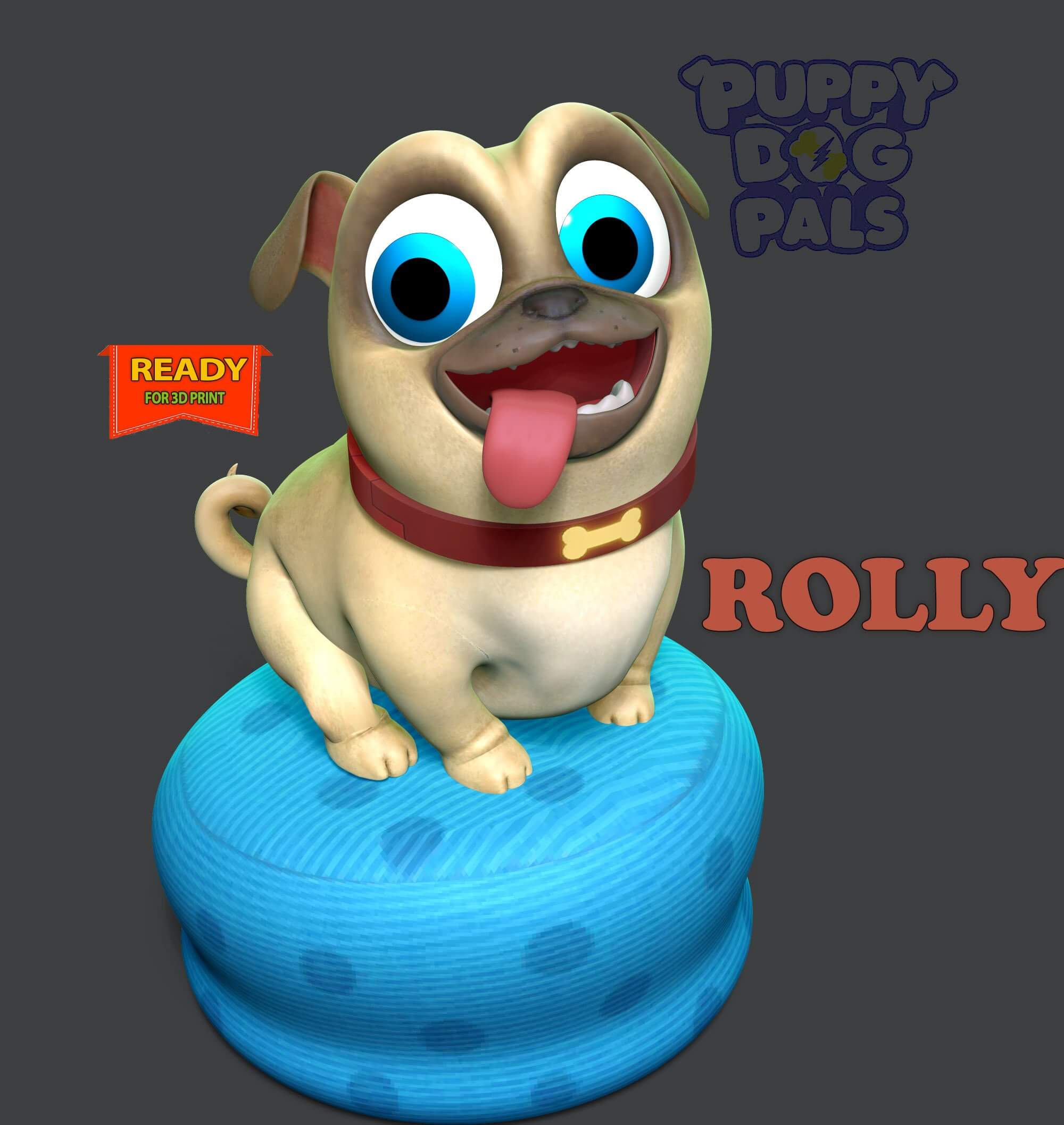Rolly - Puppy Dog Pals 3D Model by Bon Bon Art