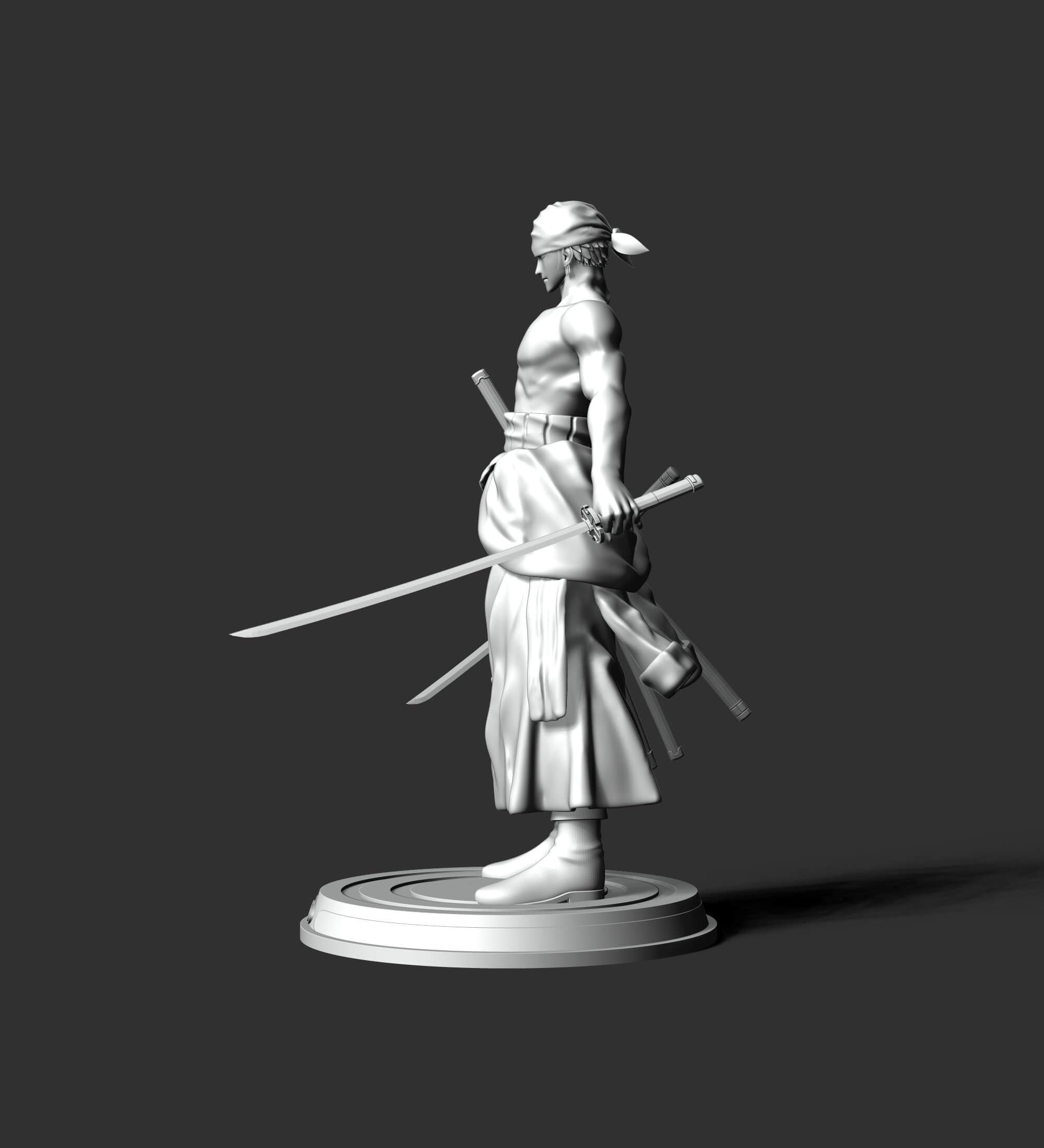 Roronoa Zoro - One Piece 3D Model by Bon Bon Art