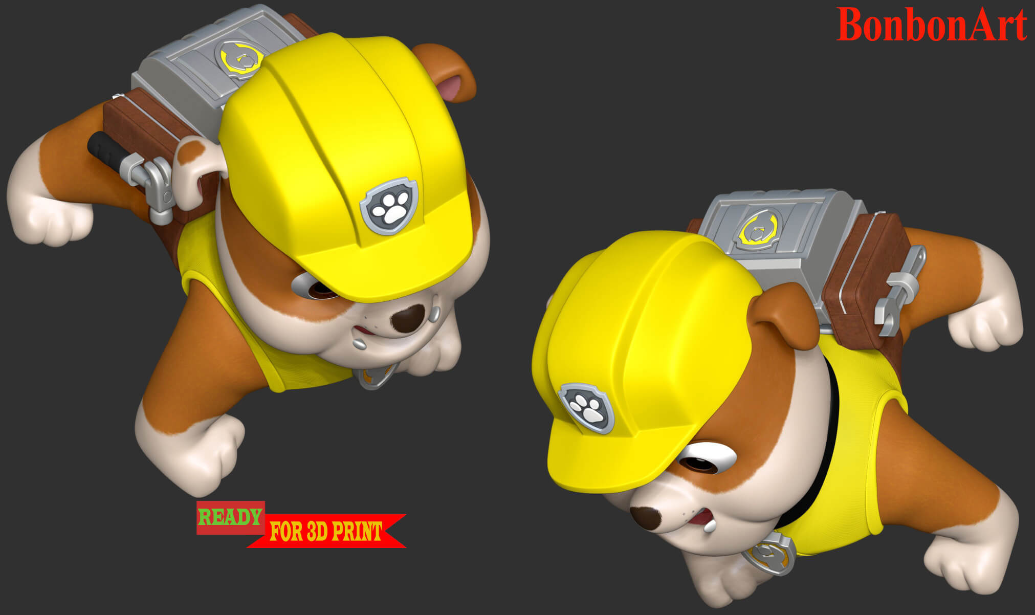 Rubble - 3D Model by Bon Bon Art