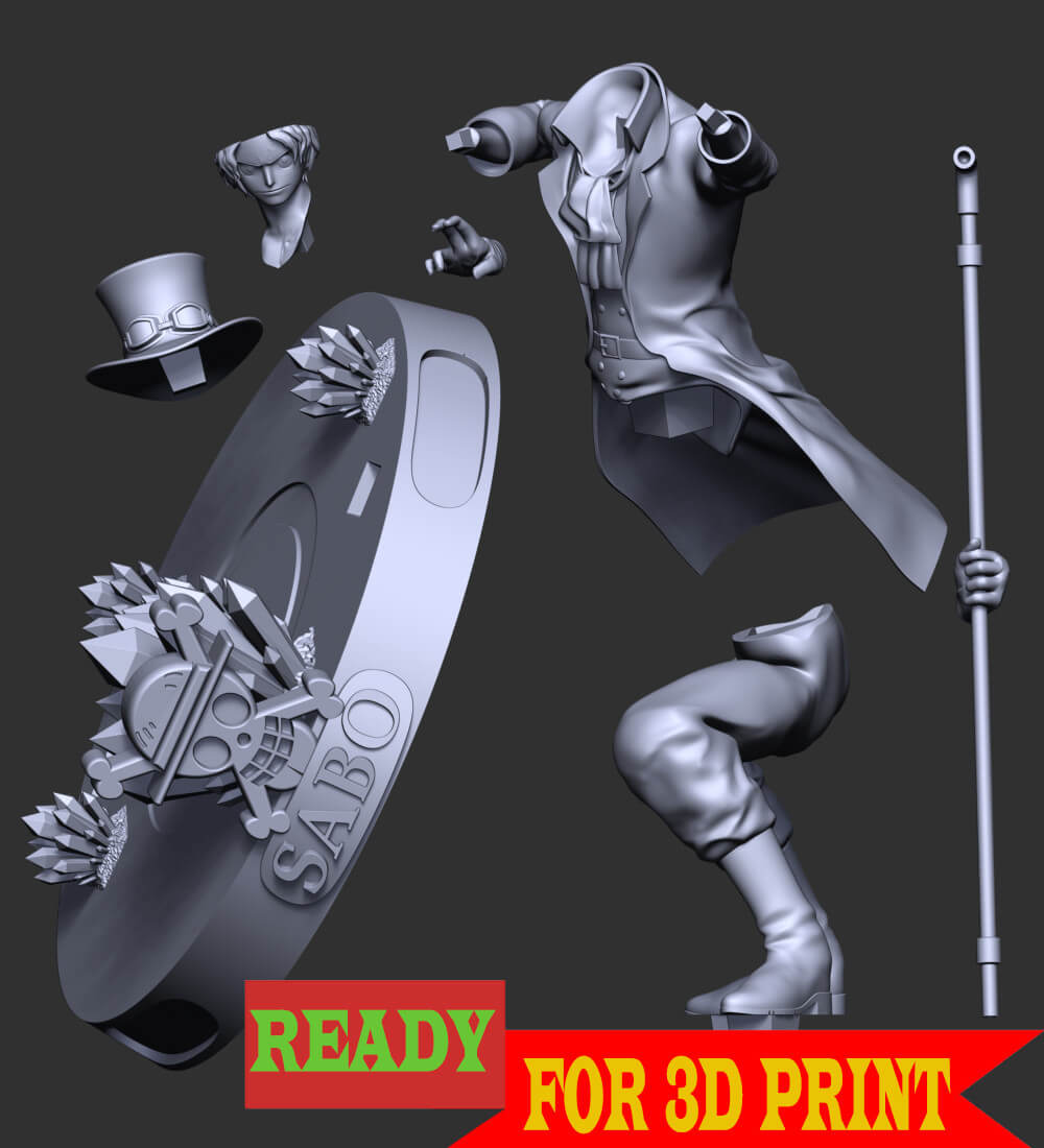 Sabo - One Piece 3D Model by Bon Bon Art