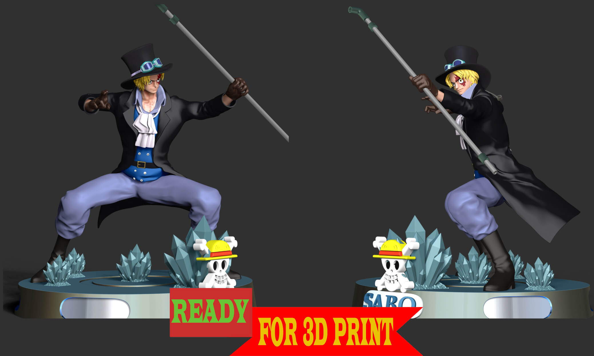 Sabo - One Piece 3D Model by Bon Bon Art