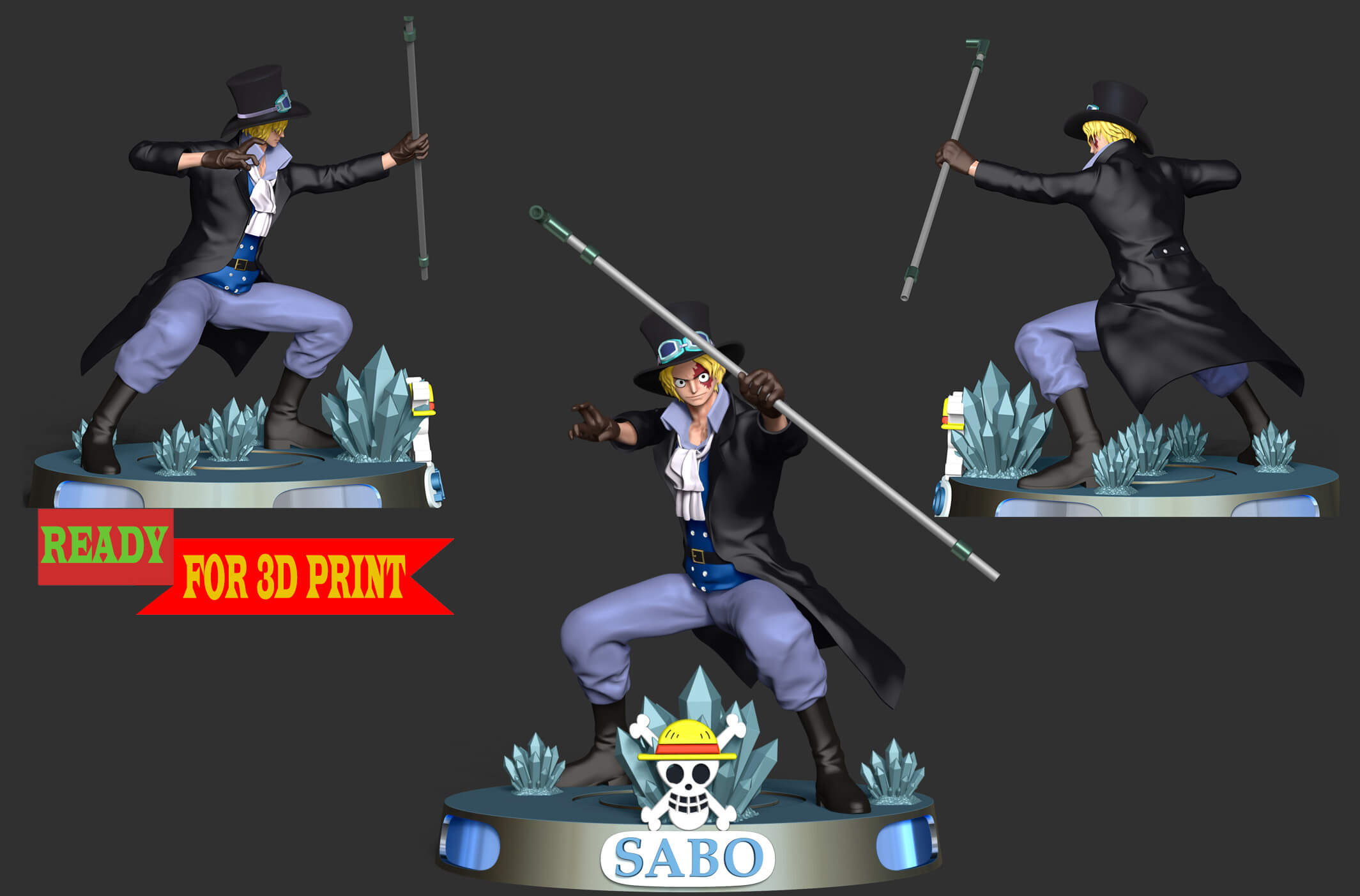 Sabo - One Piece 3D Model by Bon Bon Art