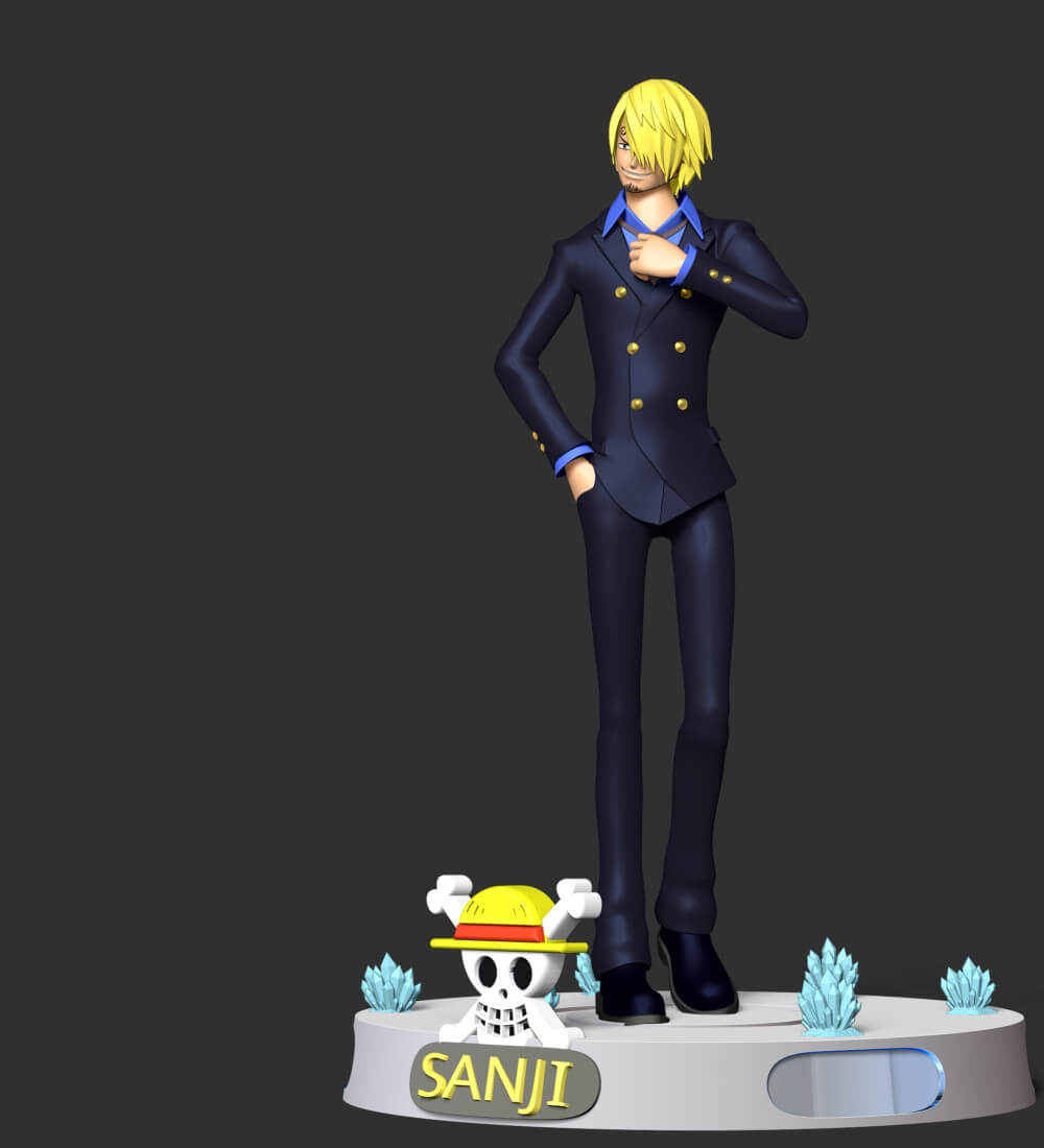 Sanji - One Piece 3D Model by Bon Bon Art