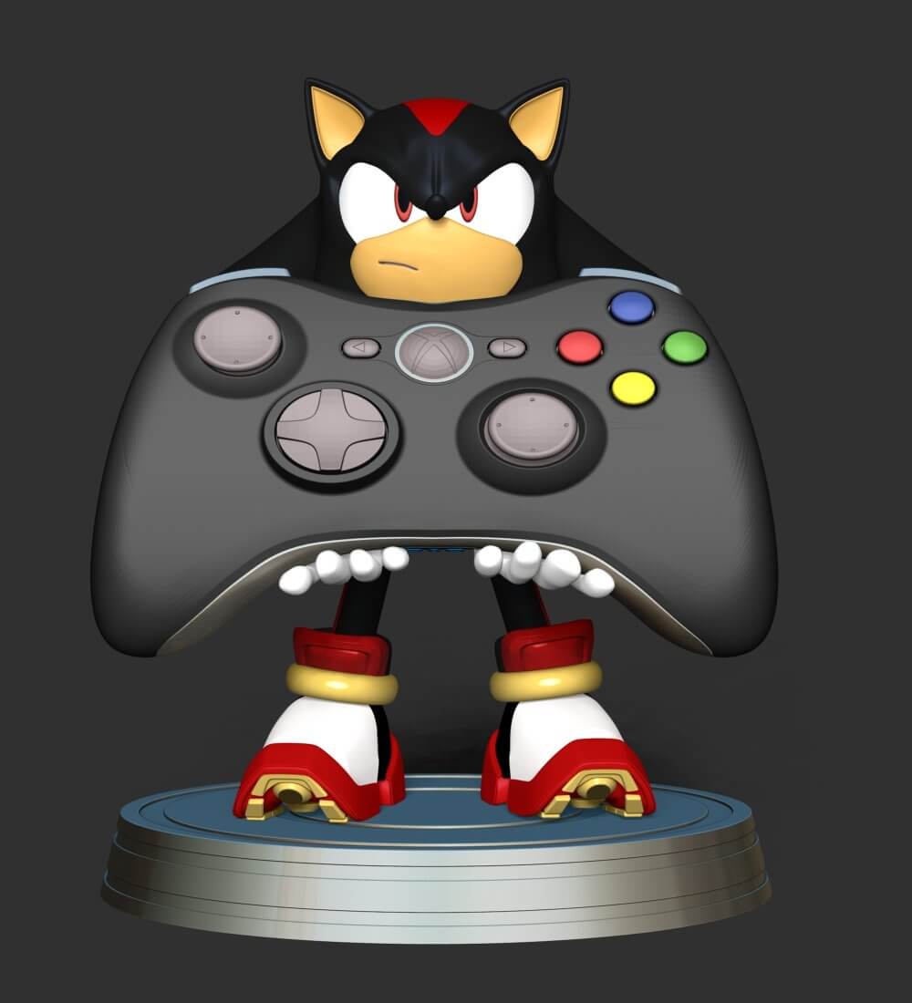 Shadow The Hedgehog - 3D Model by Bon Bon Art