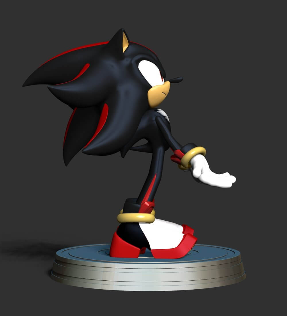 Shadow The Hedgehog - 3D Model by Bon Bon Art