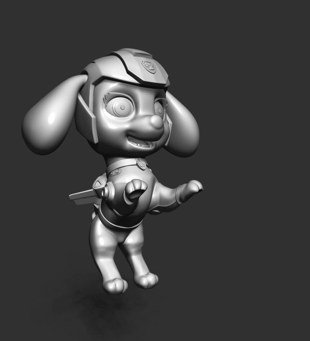Skye Helicopter Paw Patrol 3d Model By Bon Bon Art