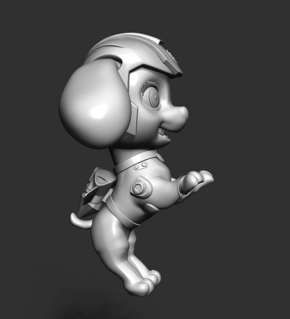 Skye Helicopter Paw Patrol 3d Model By Bon Bon Art
