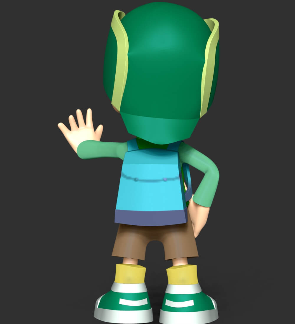 Takeru Takaishi - Digimon Adventure 3D Model by Bon Bon Art