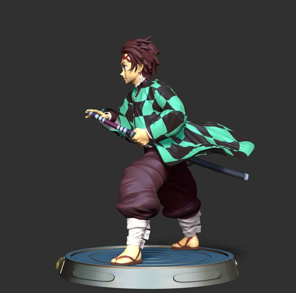 Tanjiro Kamado - Demon Slayer Hinokami Chronicles 3D Model by Bon Bon Art