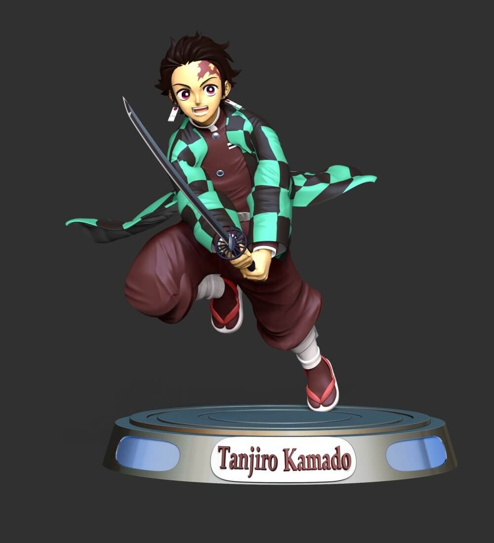 Tanjiro Kamado - Demon Slayer 3D Model by Bon Bon Art