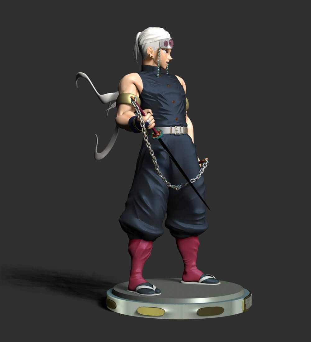 Tengen Uzui - Demon Slayer 3D Model by Bon Bon Art