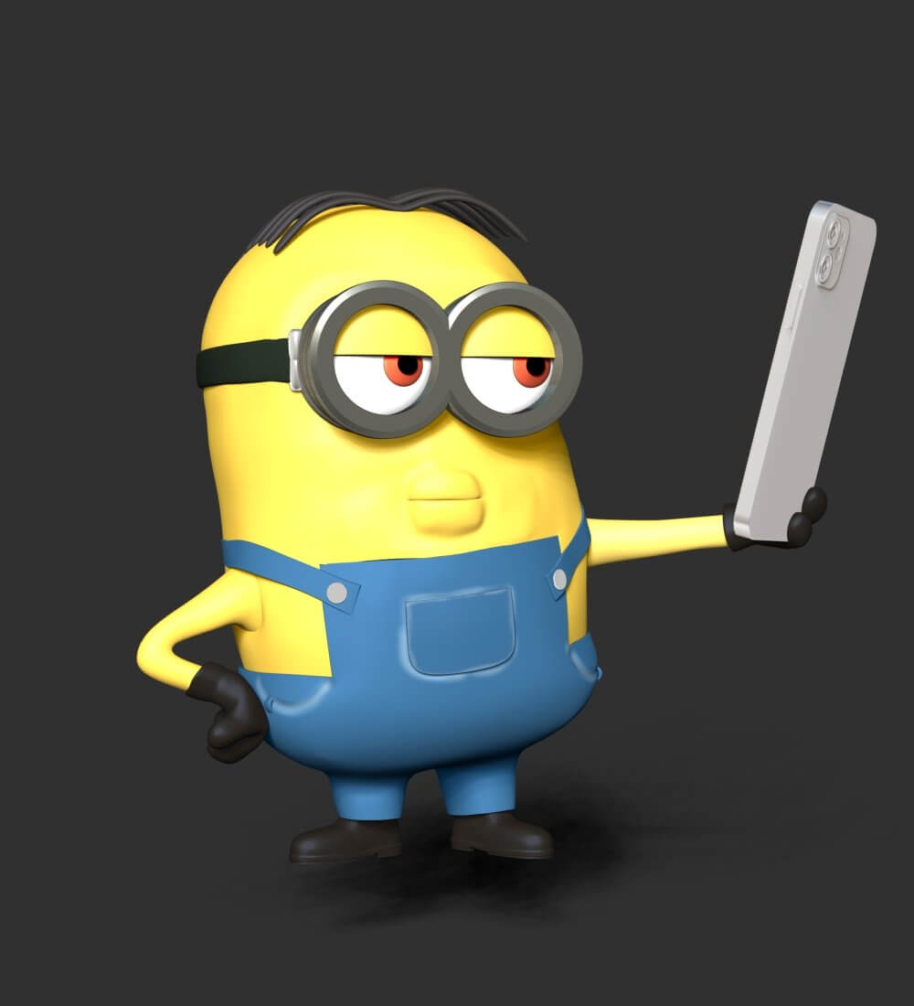 The Minion Selfie - 3D Model by Bon Bon Art