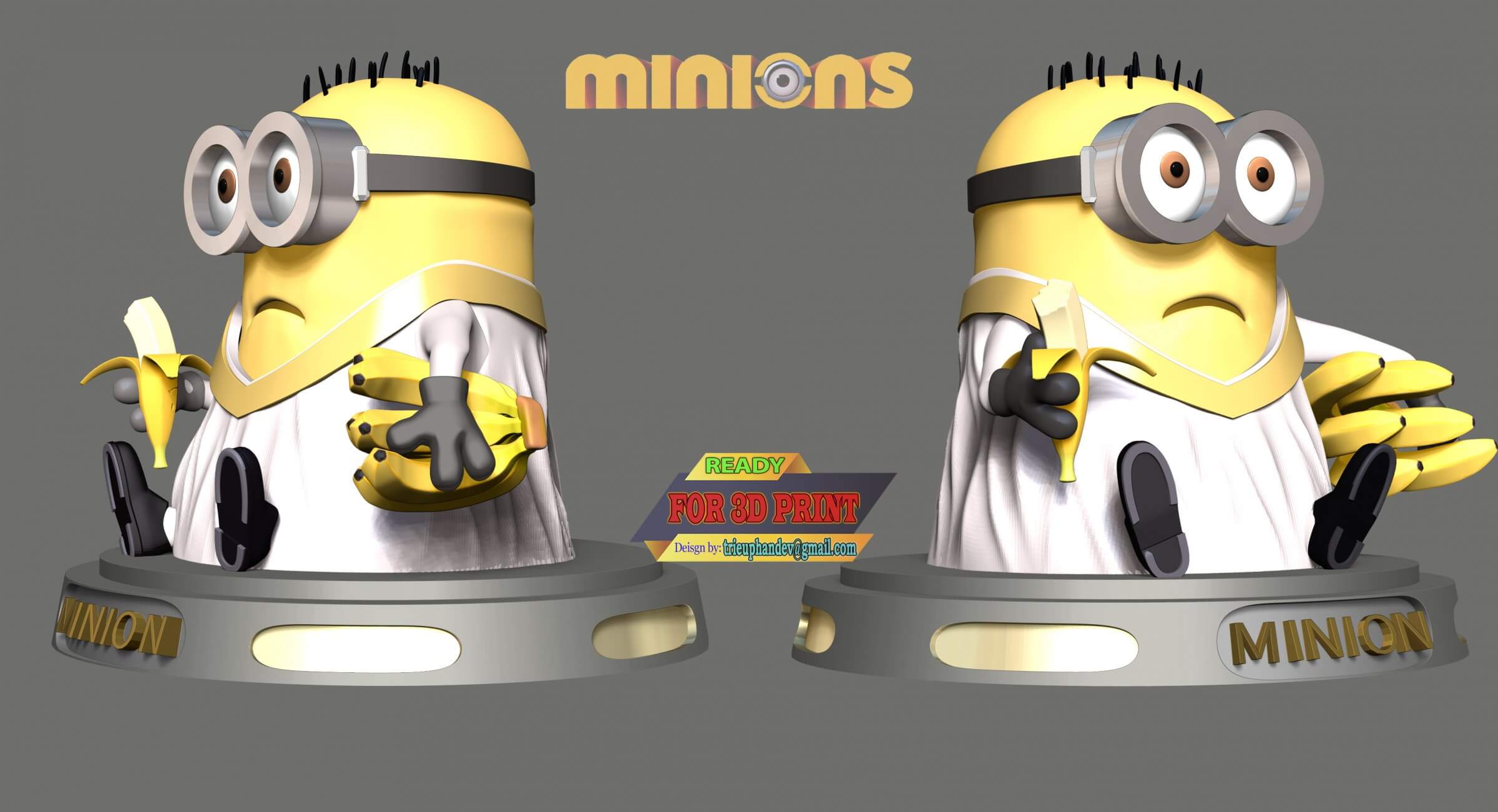 The Minion - 3D Model by Bon Bon Art