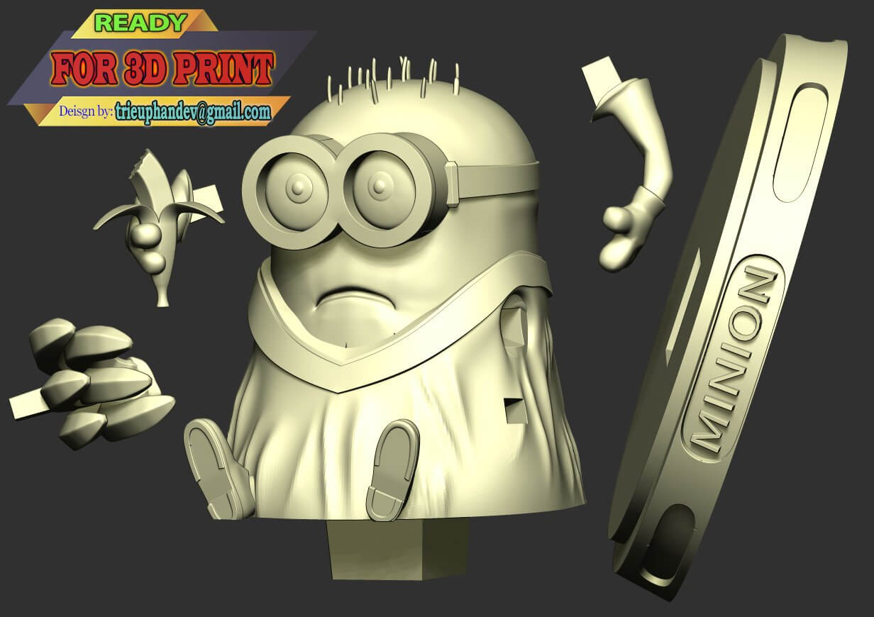 The Minion - 3D Model by Bon Bon Art