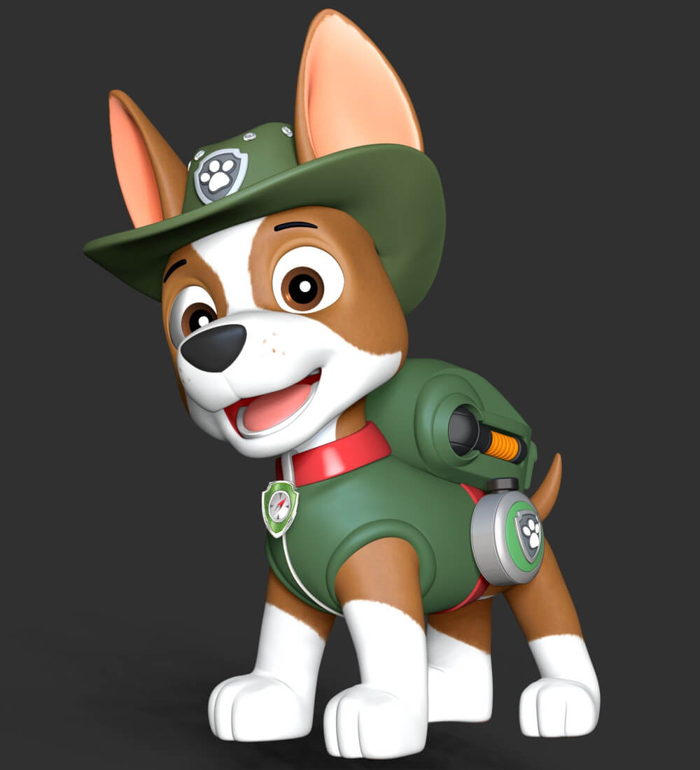 Tracker PAW Patrol - 3D Model by Bon Bon Art