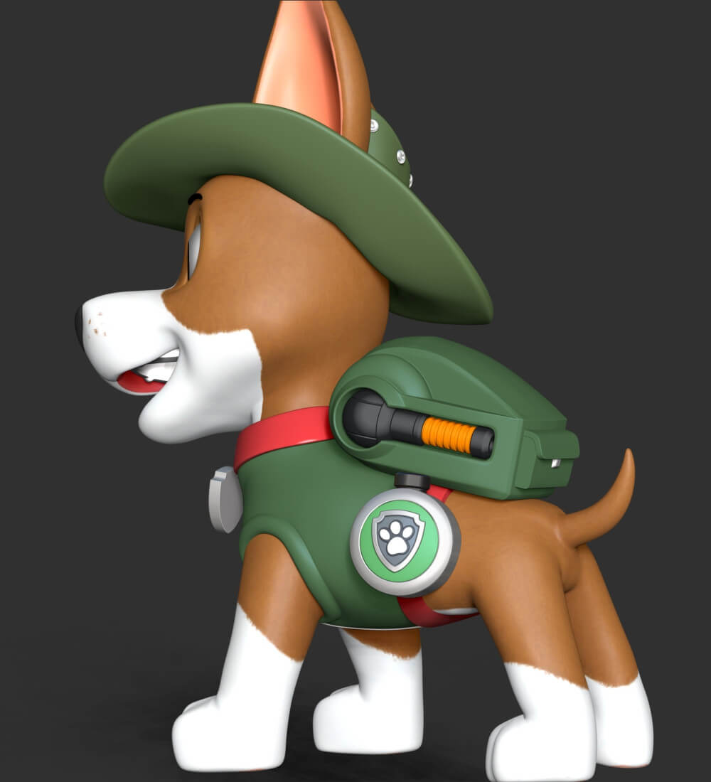 Tracker PAW Patrol - 3D Model by Bon Bon Art