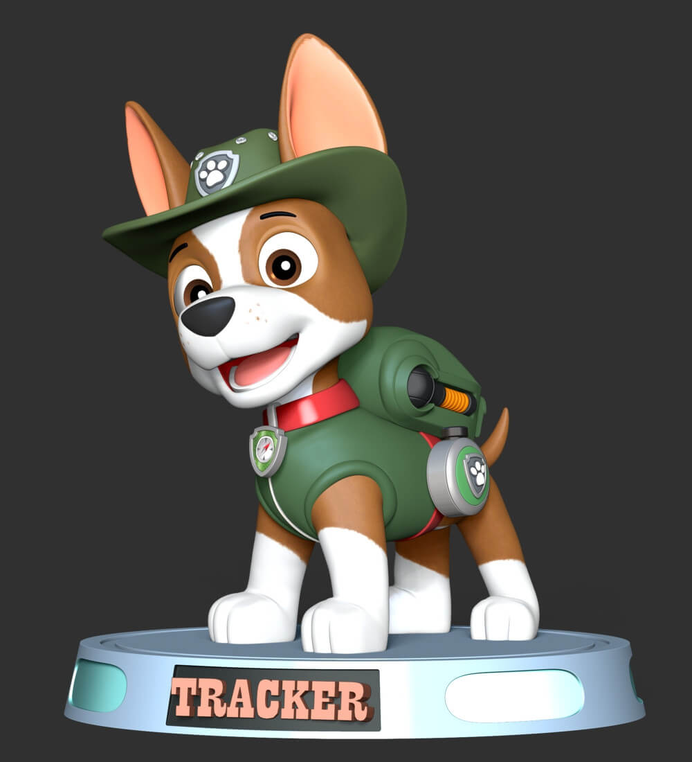 Tracker PAW Patrol - 3D Model by Bon Bon Art