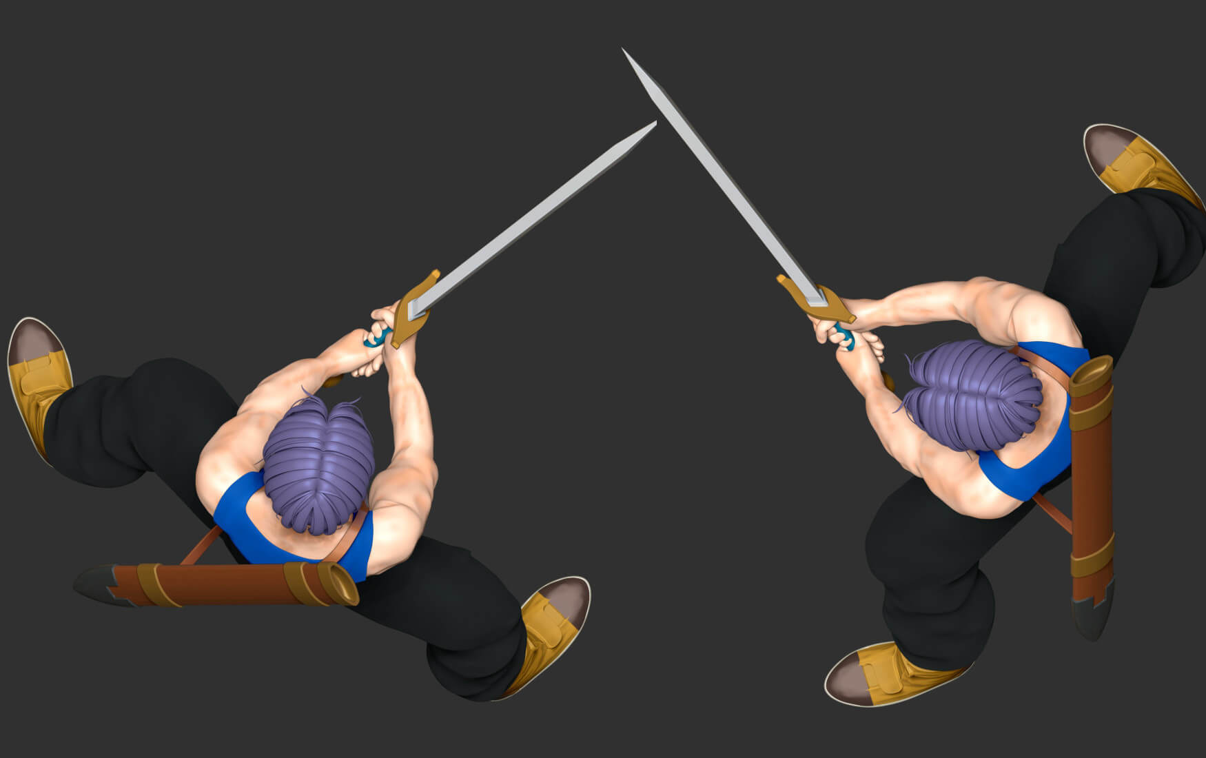 Trunks - Jump Force 3D Print Model by Bon Bon Art