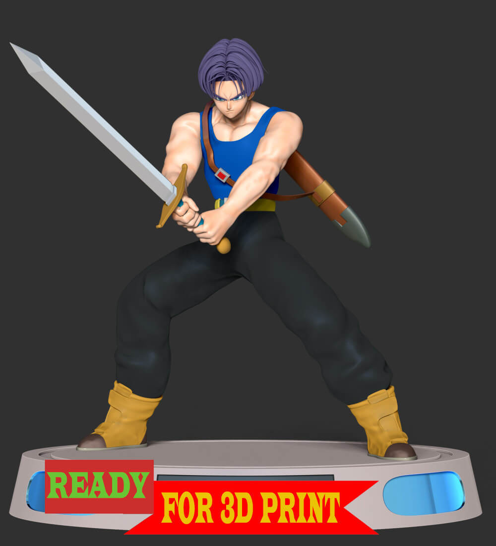 Trunks - Jump Force 3D Print Model by Bon Bon Art
