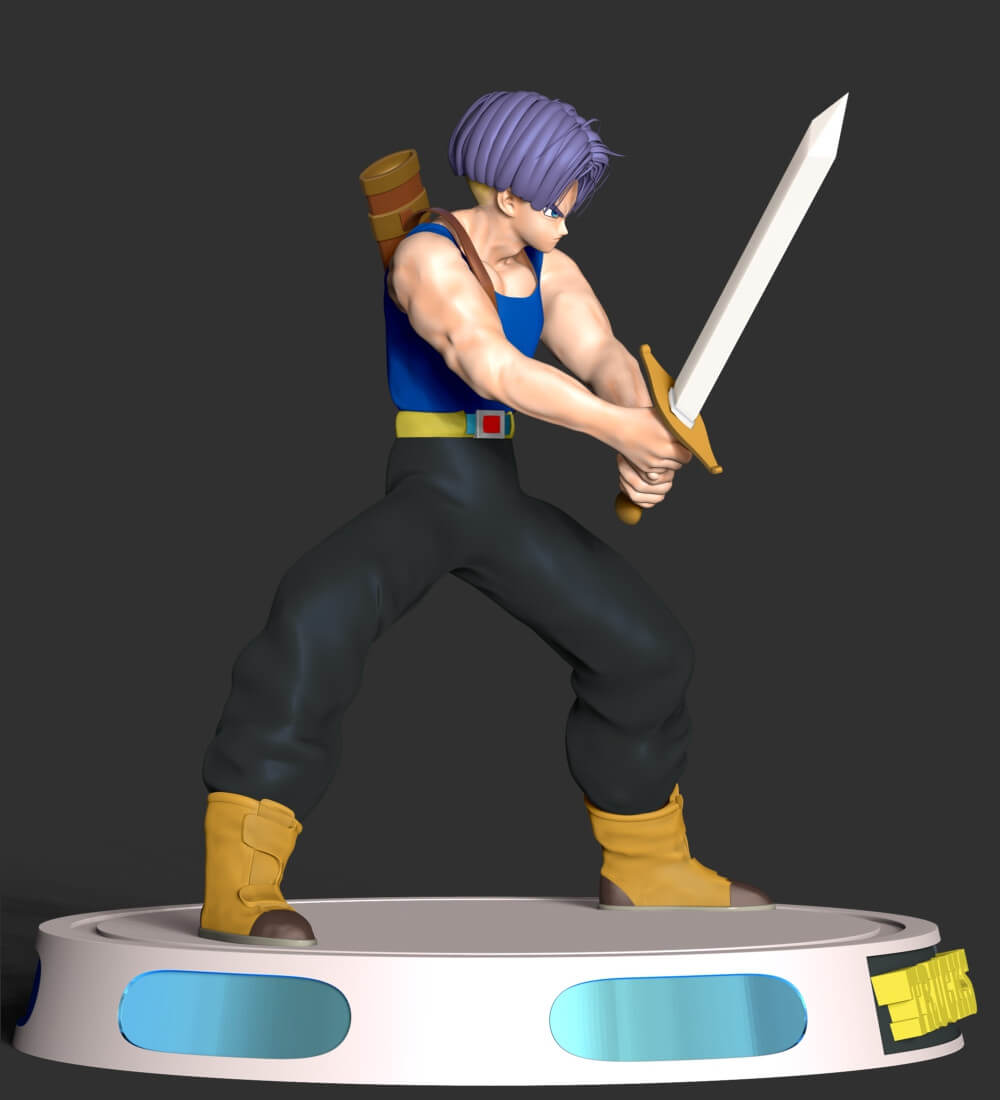 Trunks - Jump Force 3D Print Model by Bon Bon Art