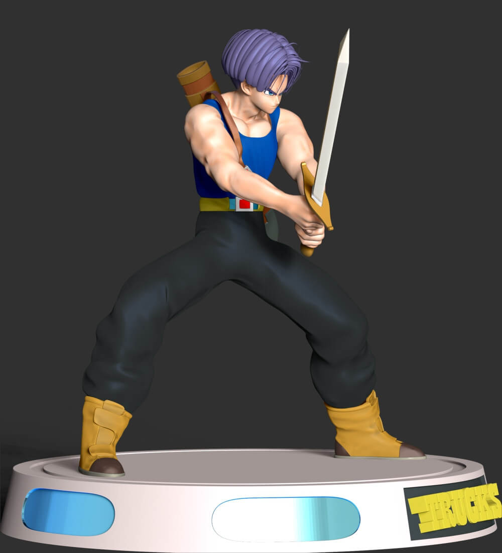 Trunks - Jump Force 3D Print Model by Bon Bon Art