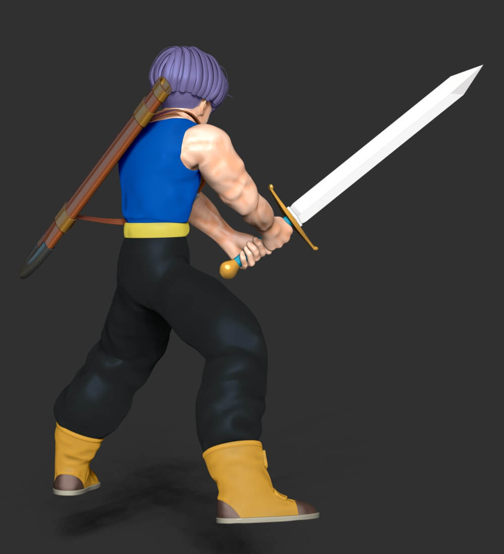 Trunks - Jump Force 3D Print Model by Bon Bon Art