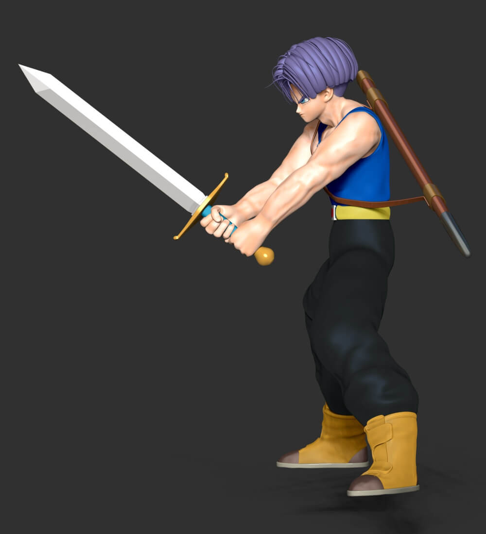 Trunks - Jump Force 3D Print Model by Bon Bon Art