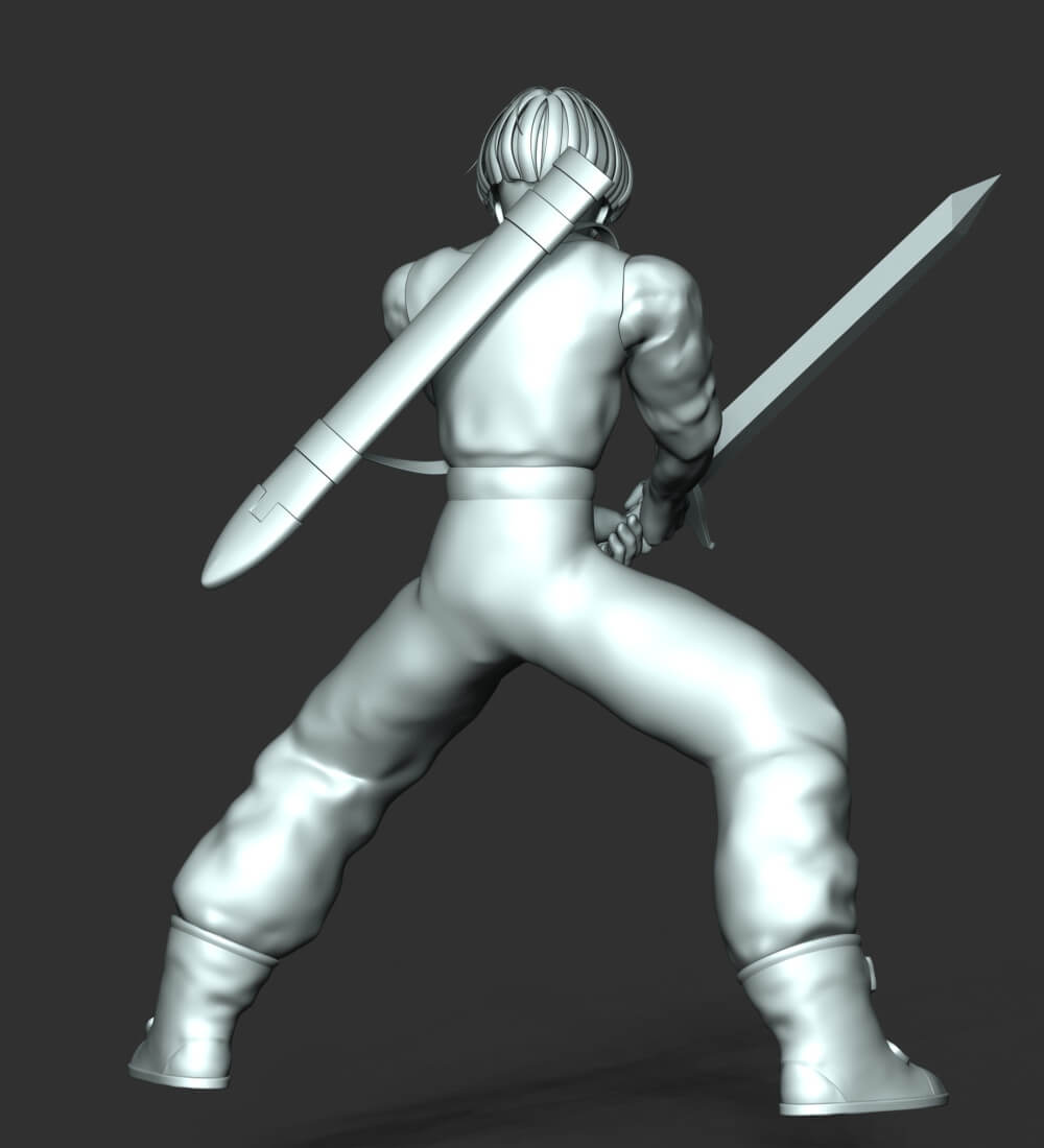 Trunks - Jump Force 3D Print Model by Bon Bon Art