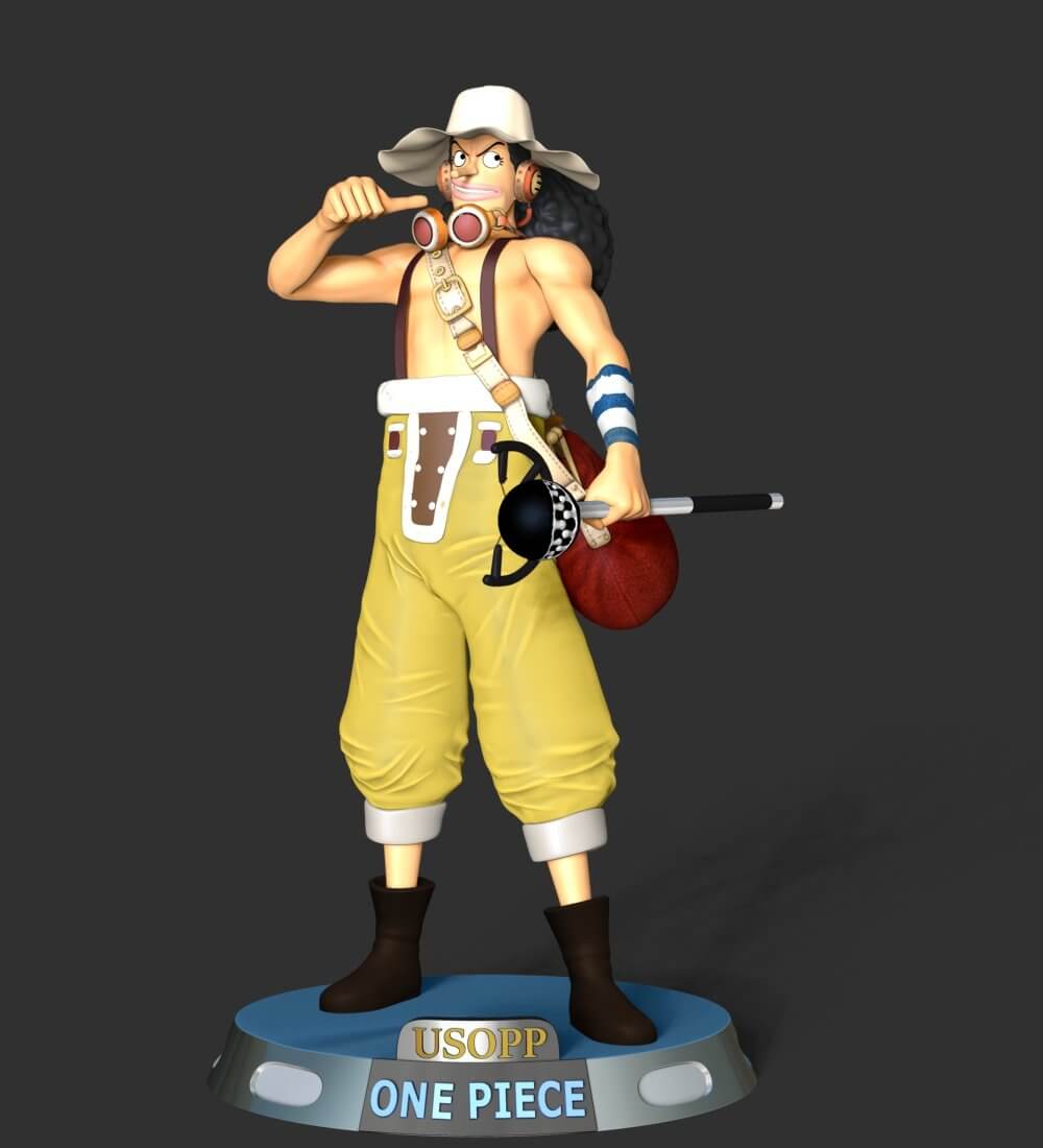 Usopp - One Piece 3D Model by Bon Bon Art