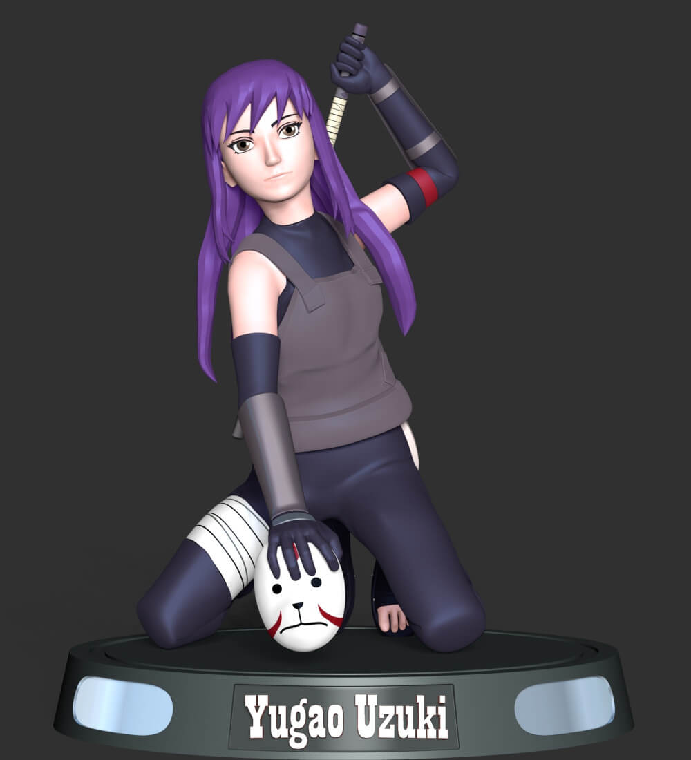 Yugao Kid - Naruto Shippuden 3D Model by Bon Bon Art