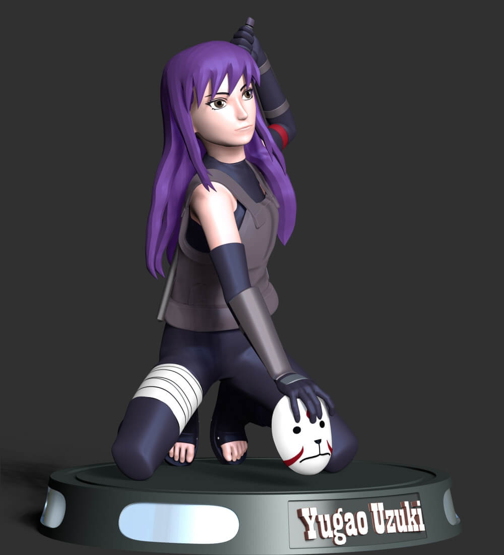Yugao Kid - Naruto Shippuden 3D Model by Bon Bon Art