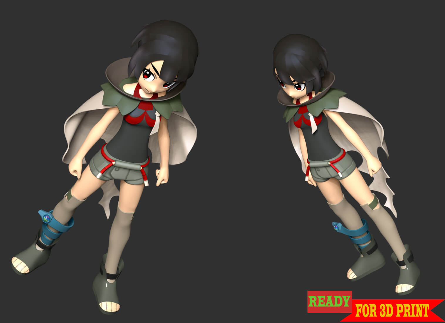 Zinnia - 3D Model by Bon Bon Art