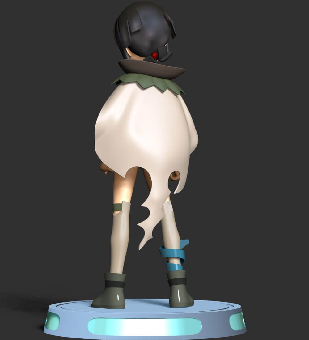 Zinnia - 3D Model by Bon Bon Art