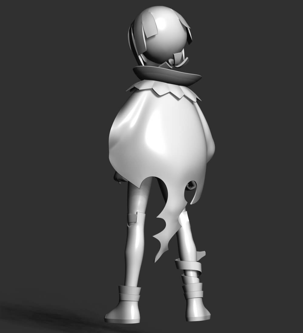 Zinnia - 3D Model by Bon Bon Art