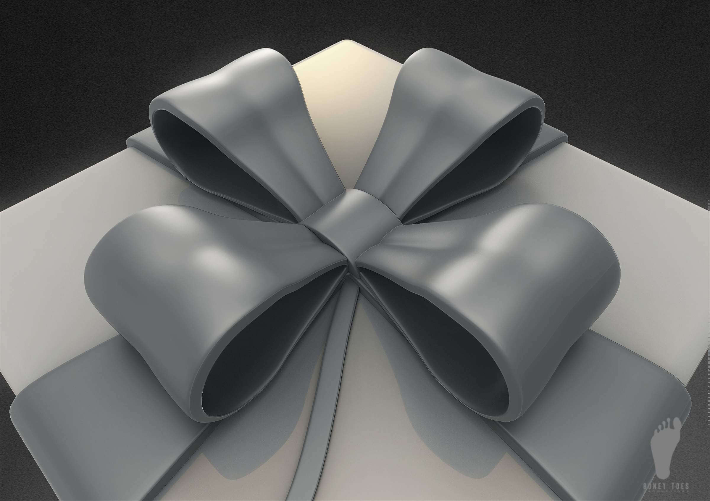 Birthday Gift Box - 3D Model by boneytoes