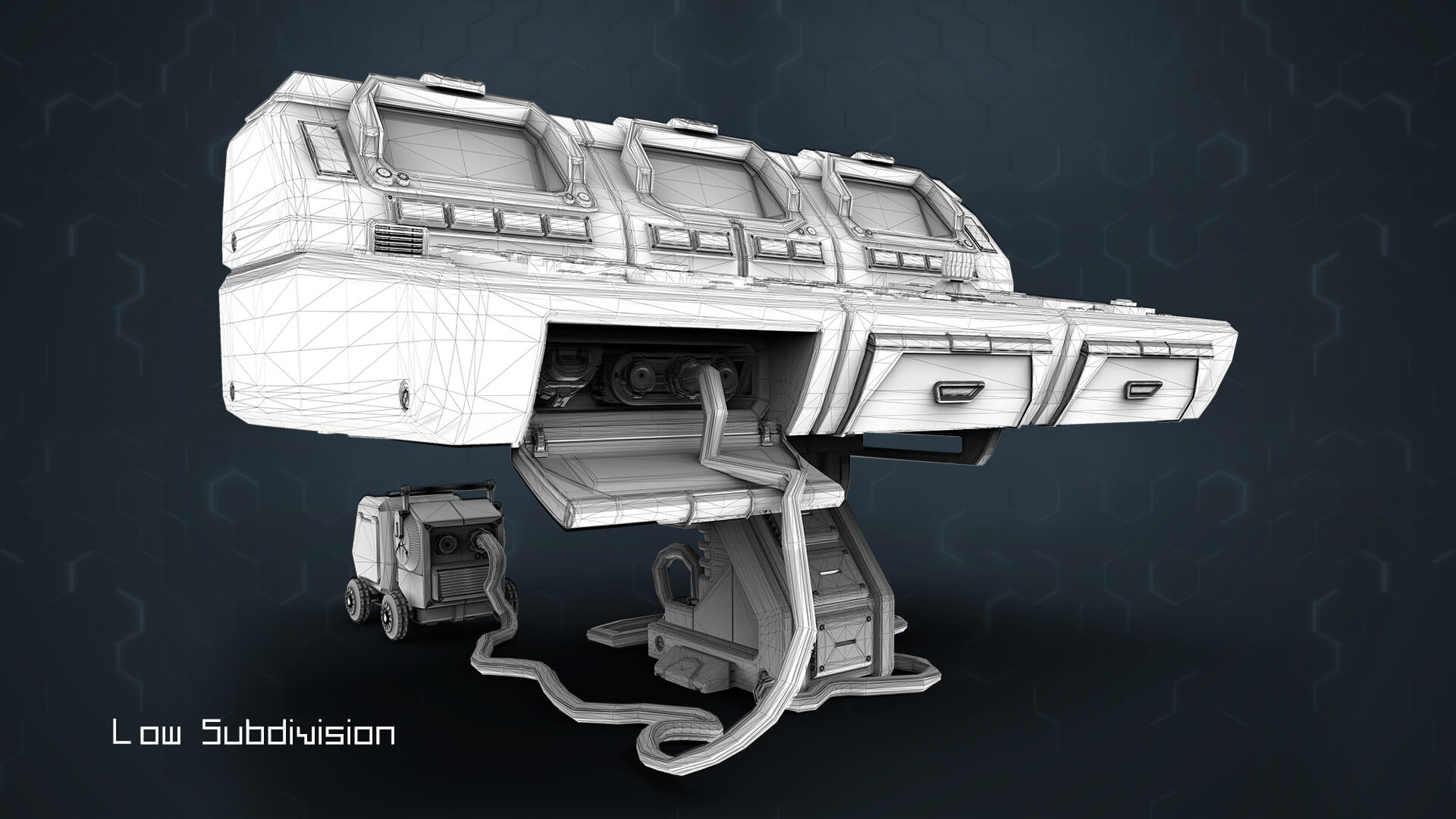 3D Central Computer Control Terminal With Portable Generator by boneytoes