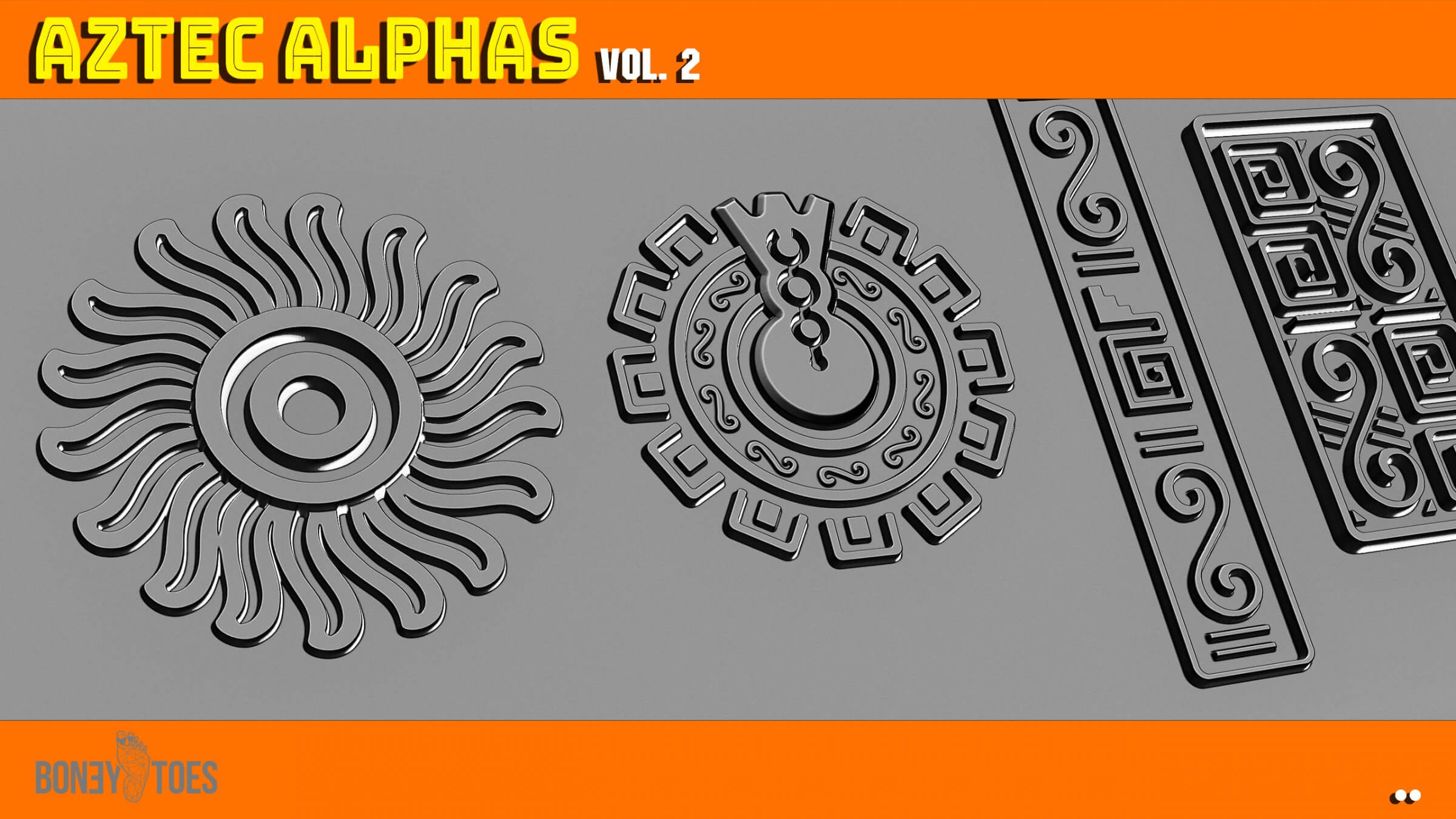 Aztec Alpha Brushes: Volume 2 - Brush or Tool by boneytoes