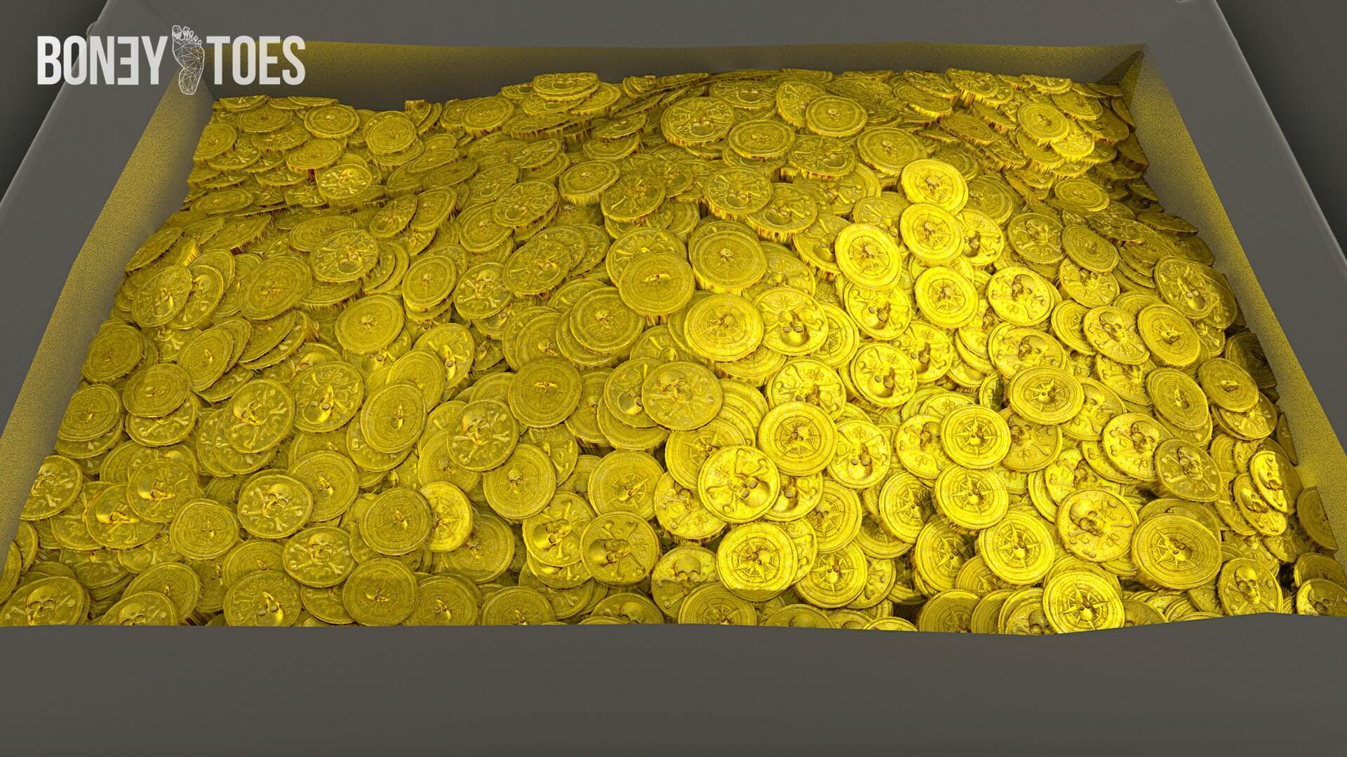 Aztec Coins - Game Textures 3D Texture by boneytoes