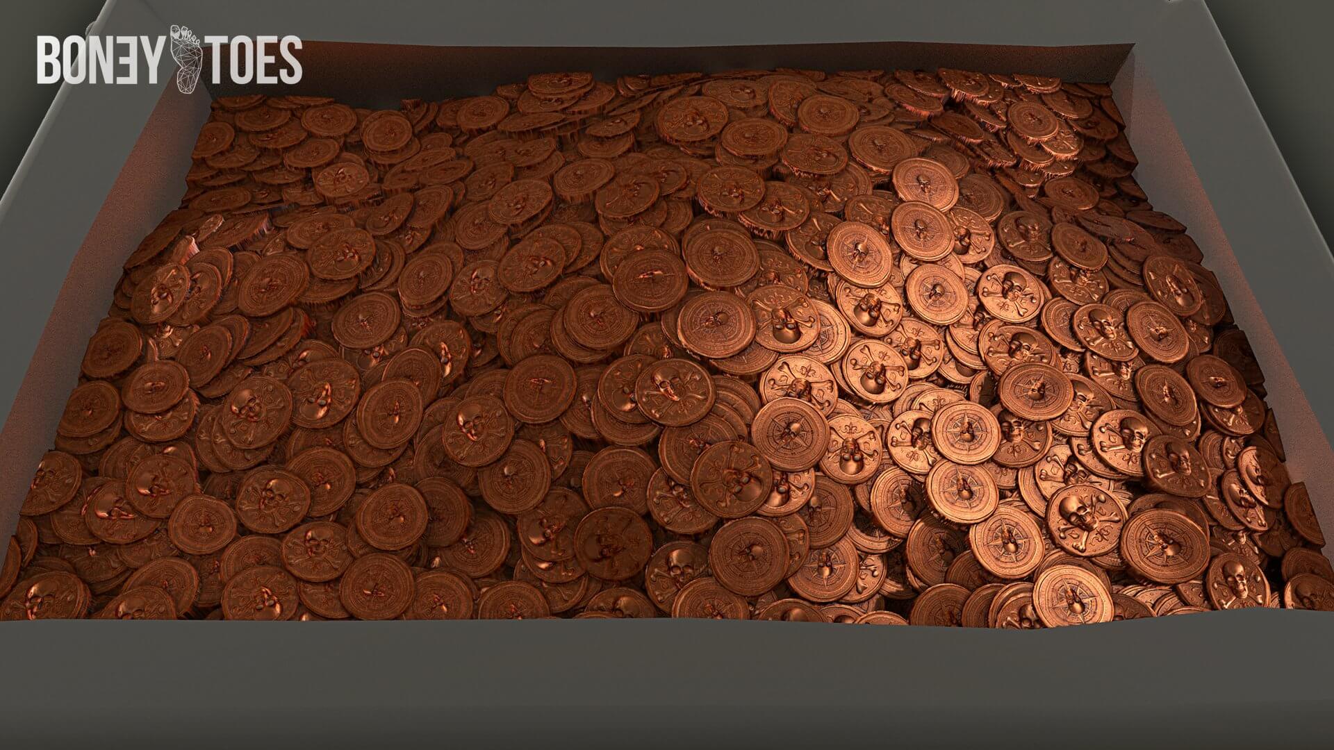 Aztec Coins - Game Textures 3D Texture by boneytoes