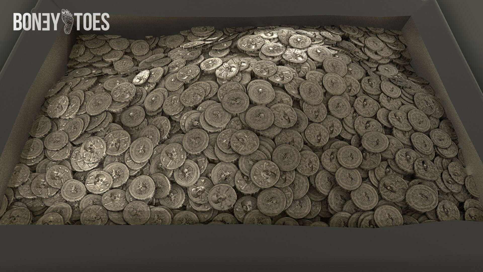 Aztec Coins - Game Textures 3D Texture by boneytoes